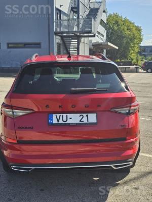 Красный Шкода Kodiaq 2022 в Рига, объемом двигателя 2.00 л и пробегом 155 тыс. км за 29500 €, фото 5 на AUTOMOTO.COM.LV