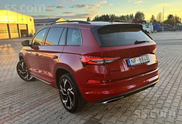 Sarkans Skoda Kodiaq 2022 Rīga, ar dzinēja tilpumu 2.00 L un nobraukumu 95 tūkst. km par 34900 €, foto 5 vietnē AUTOMOTO.COM.LV
