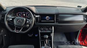 Red Skoda Kodiaq 2022 in Riga, with an engine capacity of 2.00 L and mileage of 95 thousand km for 34900 €, photo 7 on AUTOMOTO.COM.LV