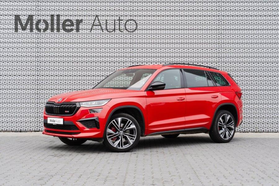 Sarkans Skoda Kodiaq 2022 Mārupe, ar dzinēja tilpumu 2.00 L un nobraukumu 97 tūkst. km par 32450 €, foto 1 vietnē AUTOMOTO.COM.LV