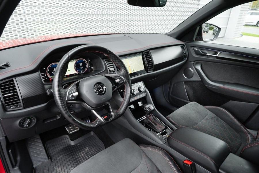 Sarkans Skoda Kodiaq 2022 Mārupe, ar dzinēja tilpumu 2.00 L un nobraukumu 97 tūkst. km par 32450 €, foto 11 vietnē AUTOMOTO.COM.LV