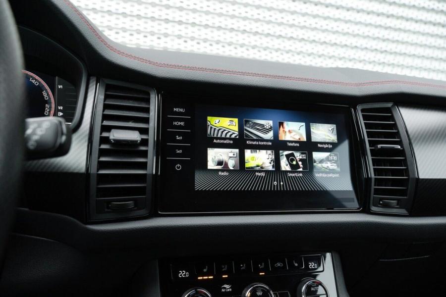 Sarkans Skoda Kodiaq 2022 Mārupe, ar dzinēja tilpumu 2.00 L un nobraukumu 97 tūkst. km par 32450 €, foto 22 vietnē AUTOMOTO.COM.LV