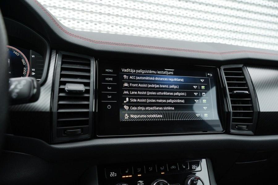 Sarkans Skoda Kodiaq 2022 Mārupe, ar dzinēja tilpumu 2.00 L un nobraukumu 97 tūkst. km par 32450 €, foto 26 vietnē AUTOMOTO.COM.LV