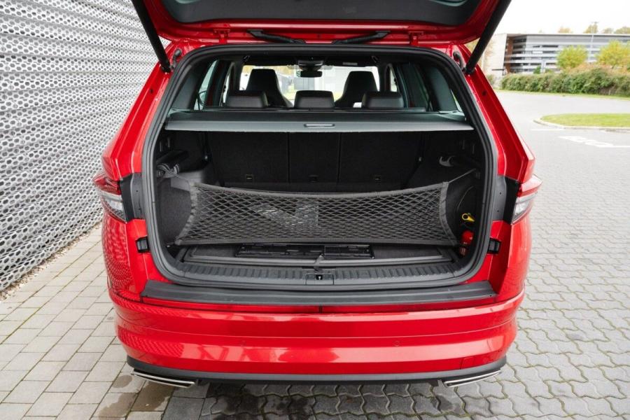 Sarkans Skoda Kodiaq 2022 Mārupe, ar dzinēja tilpumu 2.00 L un nobraukumu 97 tūkst. km par 32450 €, foto 35 vietnē AUTOMOTO.COM.LV