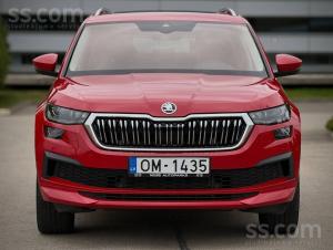 Red Skoda Kodiaq 2023 in Riga, with an engine capacity of 2.00 L and mileage of 127 thousand km for 29950 €, photo  on AUTOMOTO.COM.LV