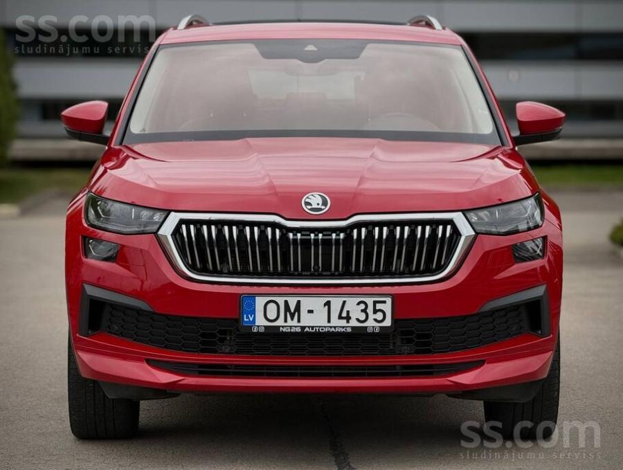 Красный Шкода Kodiaq 2023 в Рига, объемом двигателя 2.00 л и пробегом 127 тыс. км за 29950 €, фото 1 на AUTOMOTO.COM.LV