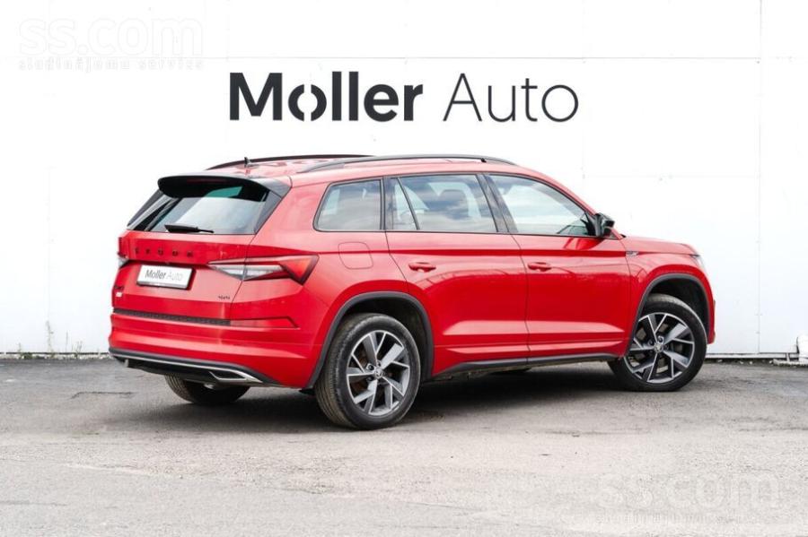 Sarkans Skoda Kodiaq 2023 Rīga, ar dzinēja tilpumu 2.00 L un nobraukumu 73 tūkst. km par 33450 €, foto 5 vietnē AUTOMOTO.COM.LV
