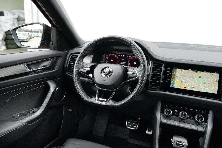 Red Skoda Kodiaq 2023 in Riga, with an engine capacity of 2.00 L and mileage of 73 thousand km for 33450 €, photo 8 on AUTOMOTO.COM.LV