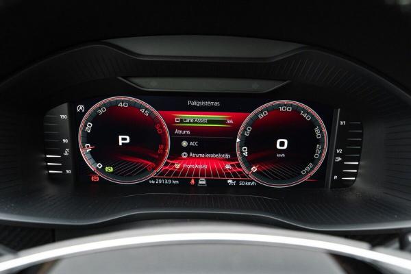 Red Skoda Kodiaq 2023 in Riga, with an engine capacity of 2.00 L and mileage of 73 thousand km for 33450 €, photo 10 on AUTOMOTO.COM.LV