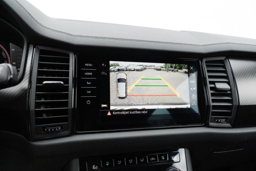 Red Skoda Kodiaq 2023 in Riga, with an engine capacity of 2.00 L and mileage of 73 thousand km for 33450 €, photo 12 on AUTOMOTO.COM.LV