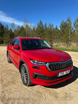 Red Skoda Kodiaq 2023 in Tallinn, with an engine capacity of 2.00 L and mileage of 95 thousand km for 35000 €, photo  on AUTOMOTO.COM.LV