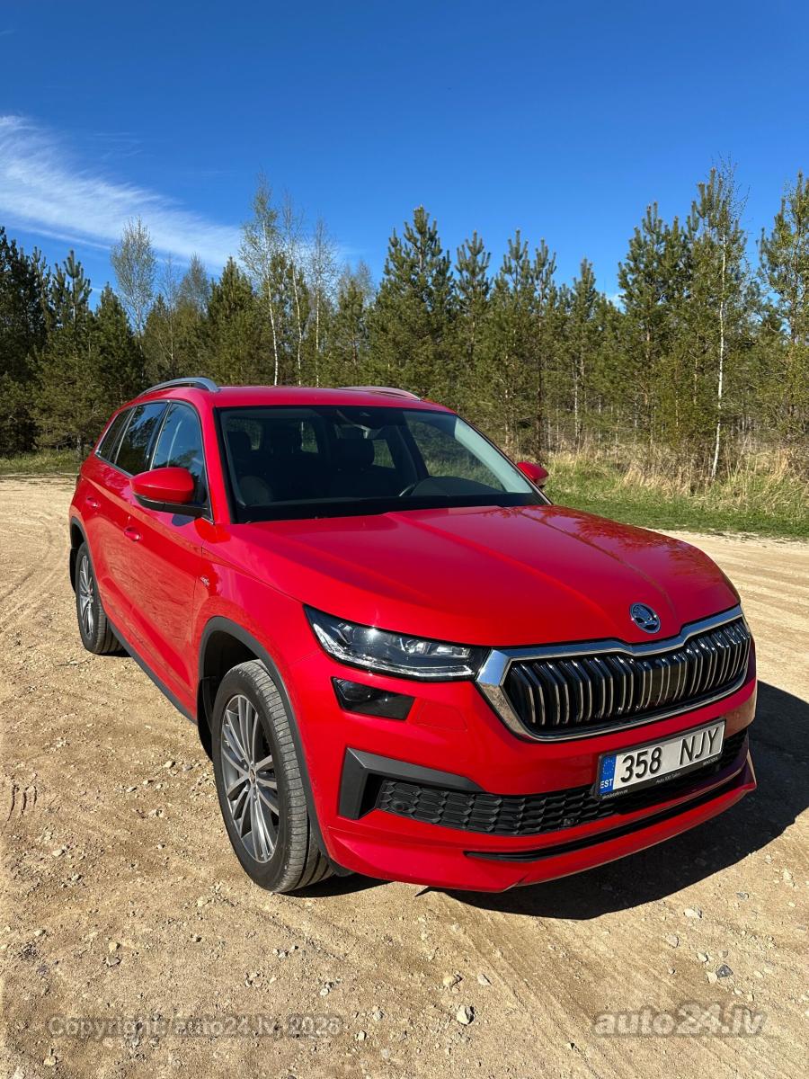 Red Skoda Kodiaq 2023 in Tallinn, with an engine capacity of 2.00 L and mileage of 95 thousand km for 35000 €, photo 1 on AUTOMOTO.COM.LV