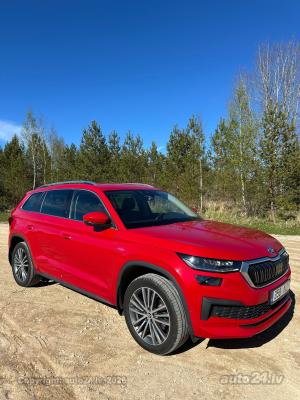 Red Skoda Kodiaq 2023 in Tallinn, with an engine capacity of 2.00 L and mileage of 95 thousand km for 35000 €, photo 3 on AUTOMOTO.COM.LV