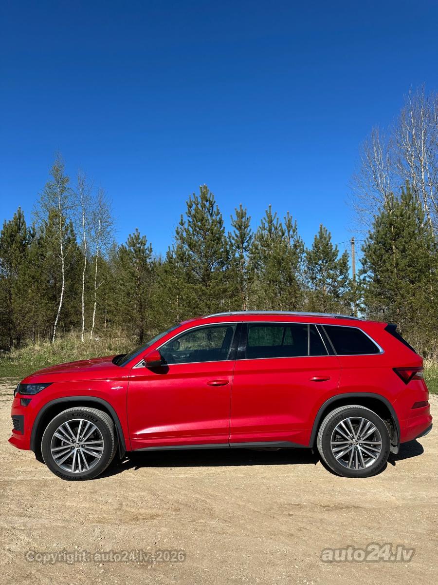 Red Skoda Kodiaq 2023 in Tallinn, with an engine capacity of 2.00 L and mileage of 95 thousand km for 35000 €, photo 7 on AUTOMOTO.COM.LV