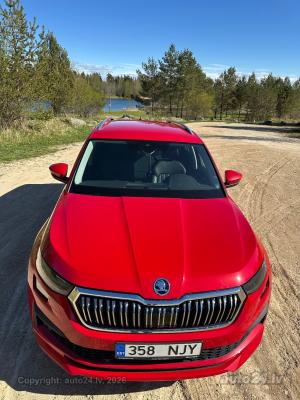 Red Skoda Kodiaq 2023 in Tallinn, with an engine capacity of 2.00 L and mileage of 95 thousand km for 35000 €, photo 8 on AUTOMOTO.COM.LV