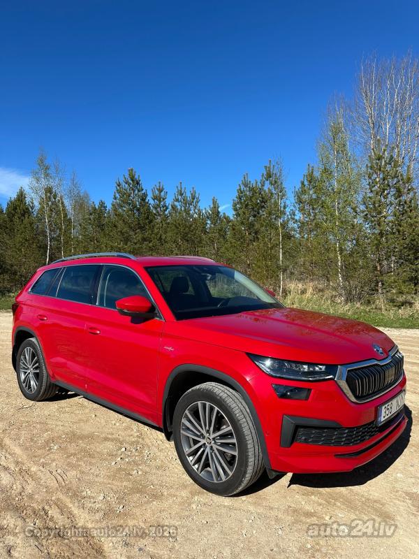 Красный Шкода Kodiaq 2023 в Таллин, объемом двигателя 2.00 л и пробегом 95 тыс. км за 35000 €, фото 3 на AUTOMOTO.COM.LV