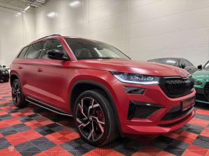 Red Skoda Kodiaq 2023 in Vilnius, with an engine capacity of 1.98 L and mileage of 82 thousand km for 39990 €, photo 4 on AUTOMOTO.COM.LV