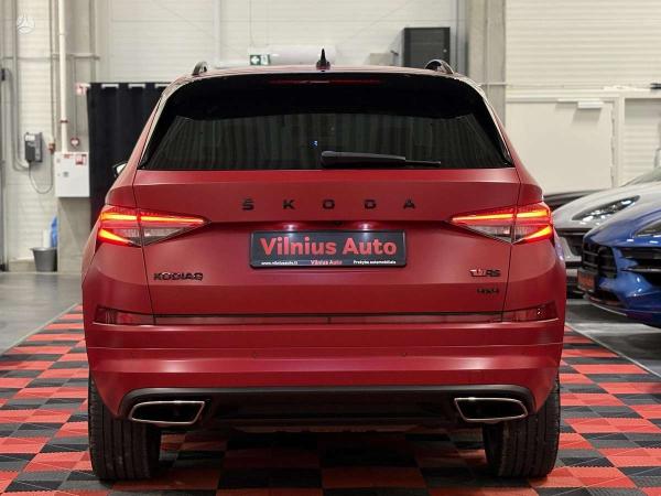 Sarkans Skoda Kodiaq 2023 Viļņa, ar dzinēja tilpumu 1.98 L un nobraukumu 82 tūkst. km par 39990 €, foto 6 vietnē AUTOMOTO.COM.LV