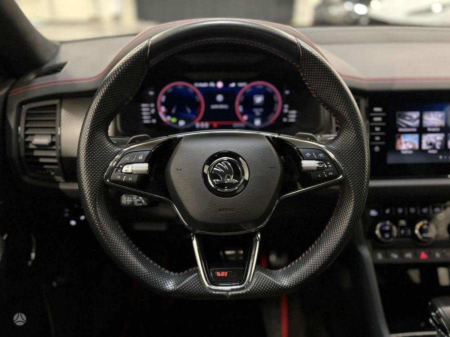 Red Skoda Kodiaq 2023 in Vilnius, with an engine capacity of 1.98 L and mileage of 82 thousand km for 39990 €, photo 22 on AUTOMOTO.COM.LV