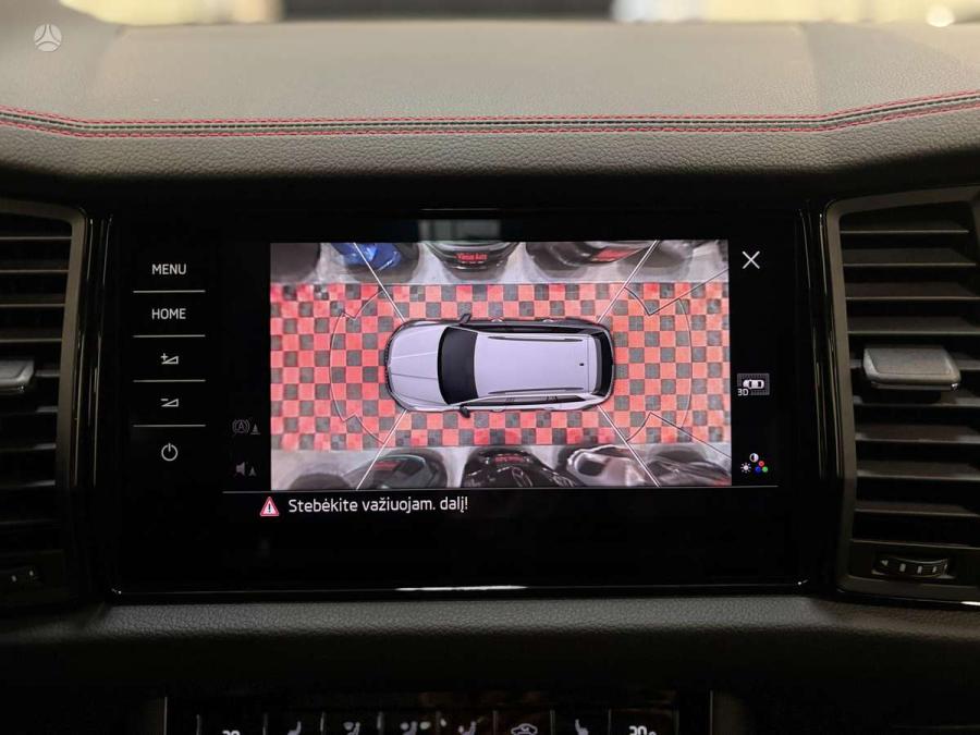 Red Skoda Kodiaq 2023 in Vilnius, with an engine capacity of 1.98 L and mileage of 82 thousand km for 39990 €, photo 31 on AUTOMOTO.COM.LV