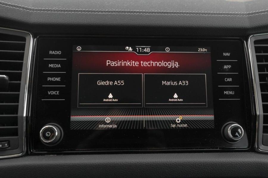 Красный Шкода Kodiaq 2024 в Вильнюс, объемом двигателя 2.00 л и пробегом 59 тыс. км за 32200 €, фото 17 на AUTOMOTO.COM.LV