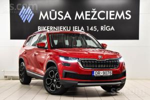 Красный Шкода Kodiaq 2024 в Рига, объемом двигателя 2.00 л и пробегом 40 тыс. км за 32890 €, фото 4 на AUTOMOTO.COM.LV