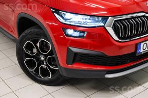 Красный Шкода Kodiaq 2024 в Рига, объемом двигателя 2.00 л и пробегом 40 тыс. км за 32890 €, фото 10 на AUTOMOTO.COM.LV