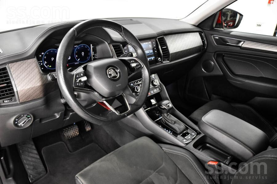 Красный Шкода Kodiaq 2024 в Рига, объемом двигателя 2.00 л и пробегом 40 тыс. км за 32890 €, фото 13 на AUTOMOTO.COM.LV