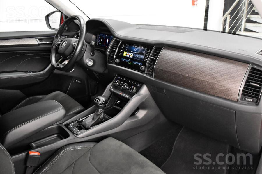 Красный Шкода Kodiaq 2024 в Рига, объемом двигателя 2.00 л и пробегом 40 тыс. км за 32890 €, фото 16 на AUTOMOTO.COM.LV