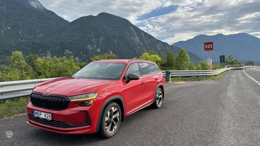Sarkans Skoda Kodiaq 2025 Kauņa, ar dzinēja tilpumu 1.50 L un nobraukumu 38 tūkst. km par 35500 €, foto 4 vietnē AUTOMOTO.COM.LV