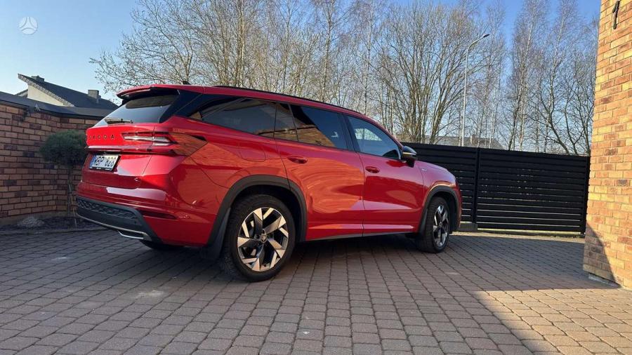 Sarkans Skoda Kodiaq 2025 Kauņa, ar dzinēja tilpumu 1.50 L un nobraukumu 38 tūkst. km par 35500 €, foto 6 vietnē AUTOMOTO.COM.LV
