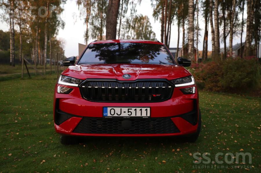 Sarkans Skoda Kodiaq 2025 Rīga, ar dzinēja tilpumu 2.00 L un nobraukumu 28 tūkst. km par 51000 €, foto 5 vietnē AUTOMOTO.COM.LV
