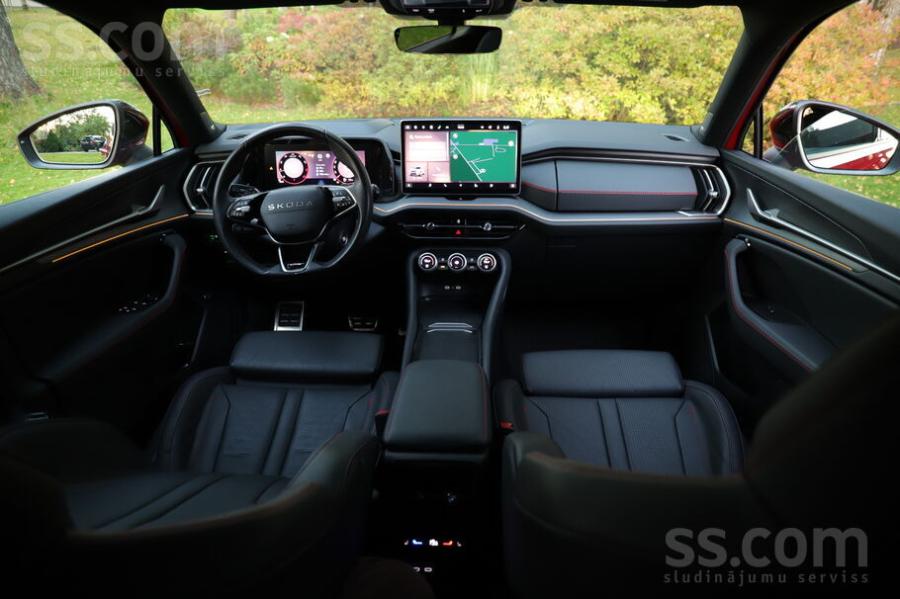 Sarkans Skoda Kodiaq 2025 Rīga, ar dzinēja tilpumu 2.00 L un nobraukumu 28 tūkst. km par 51000 €, foto 12 vietnē AUTOMOTO.COM.LV