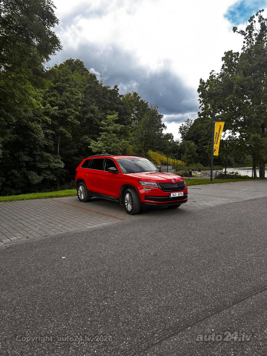 Red Skoda Kodiaq 2017 in Rakvere, with an engine capacity of 2.00 L and mileage of 214 thousand km for 17000 €, photo 1 on AUTOMOTO.COM.LV