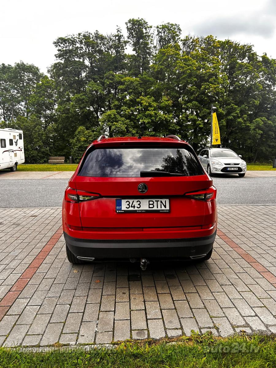 Red Skoda Kodiaq 2017 in Rakvere, with an engine capacity of 2.00 L and mileage of 214 thousand km for 17000 €, photo 4 on AUTOMOTO.COM.LV