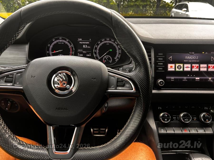Red Skoda Kodiaq 2017 in Rakvere, with an engine capacity of 2.00 L and mileage of 214 thousand km for 17000 €, photo 7 on AUTOMOTO.COM.LV