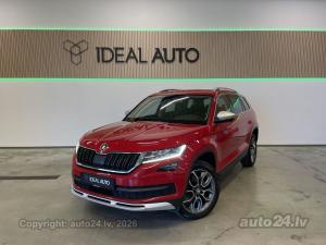 Red Skoda Kodiaq 2018 in Tallinn, with an engine capacity of 2.00 L and mileage of 97 thousand km for 19990 €, photo  on AUTOMOTO.COM.LV