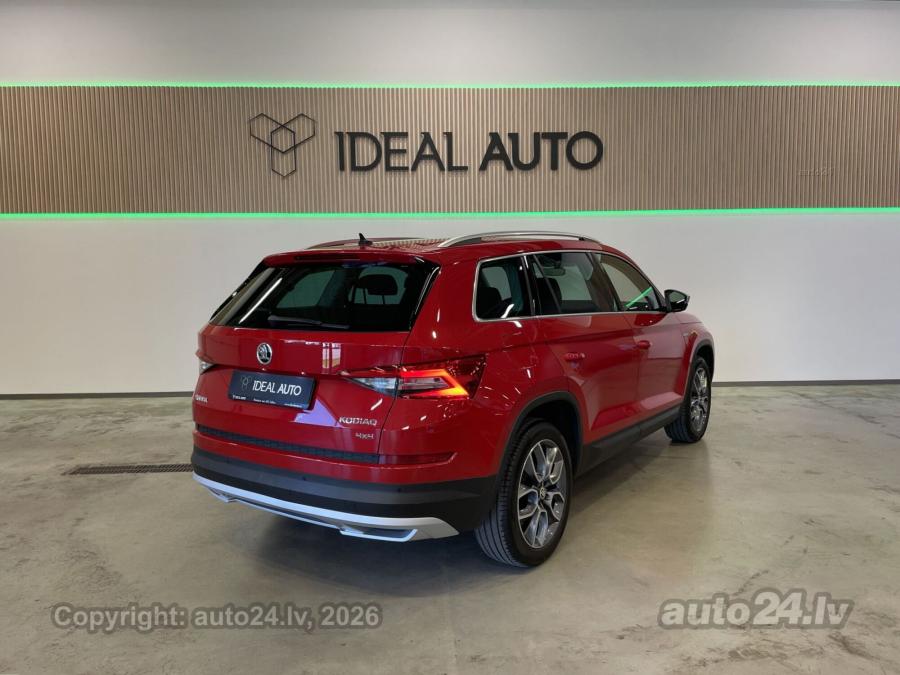 Red Skoda Kodiaq 2018 in Tallinn, with an engine capacity of 2.00 L and mileage of 97 thousand km for 19990 €, photo 5 on AUTOMOTO.COM.LV