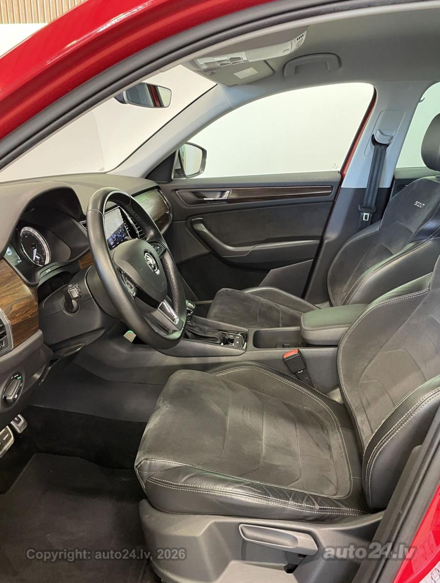 Red Skoda Kodiaq 2018 in Tallinn, with an engine capacity of 2.00 L and mileage of 97 thousand km for 19990 €, photo 7 on AUTOMOTO.COM.LV