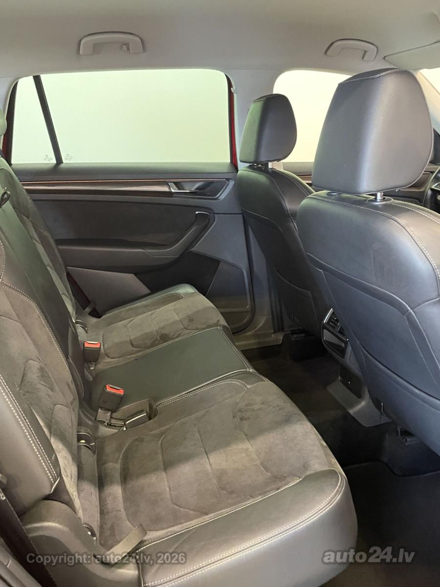 Red Skoda Kodiaq 2018 in Tallinn, with an engine capacity of 2.00 L and mileage of 97 thousand km for 19990 €, photo 12 on AUTOMOTO.COM.LV