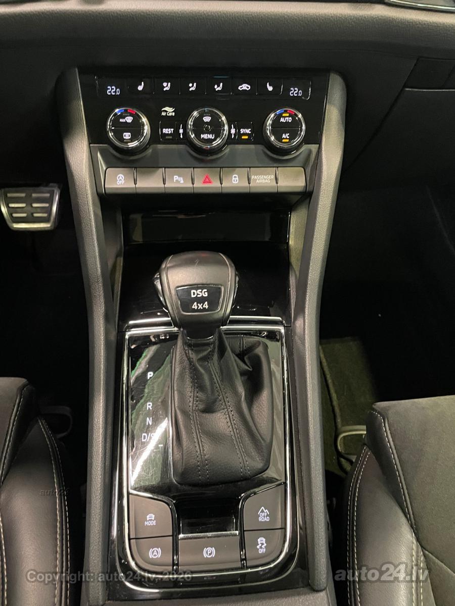 Red Skoda Kodiaq 2018 in Tallinn, with an engine capacity of 2.00 L and mileage of 97 thousand km for 19990 €, photo 18 on AUTOMOTO.COM.LV