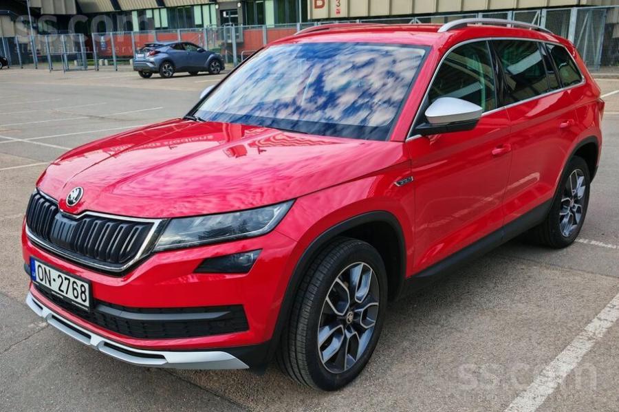 Красный Шкода Kodiaq 2018 в Рига, объемом двигателя 1.50 л и пробегом 88 тыс. км за 25500 €, фото 1 на AUTOMOTO.COM.LV