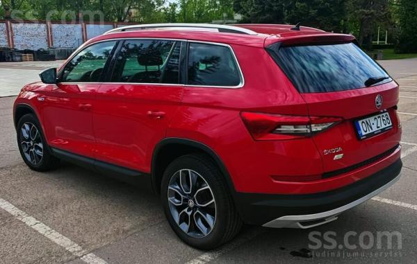 Red Skoda Kodiaq 2018 in Riga, with an engine capacity of 1.50 L and mileage of 88 thousand km for 25500 €, photo 6 on AUTOMOTO.COM.LV