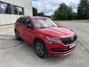 Sarkans Skoda Kodiaq 2019 Rīga, ar dzinēja tilpumu 2.00 L un nobraukumu 196 tūkst. km par 18500 €, foto 3 vietnē AUTOMOTO.COM.LV
