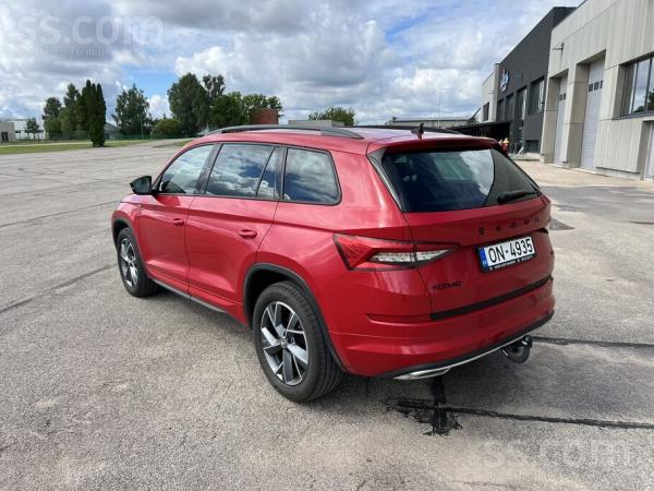 Sarkans Skoda Kodiaq 2019 Rīga, ar dzinēja tilpumu 2.00 L un nobraukumu 196 tūkst. km par 18500 €, foto 4 vietnē AUTOMOTO.COM.LV