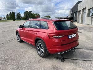 Sarkans Skoda Kodiaq 2019 Rīga, ar dzinēja tilpumu 2.00 L un nobraukumu 196 tūkst. km par 18500 €, foto 5 vietnē AUTOMOTO.COM.LV