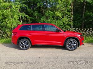 Красный Шкода Kodiaq 2020 в Тарту, объемом двигателя 1.50 л и пробегом 59 тыс. км за 26900 €, фото  на AUTOMOTO.COM.LV