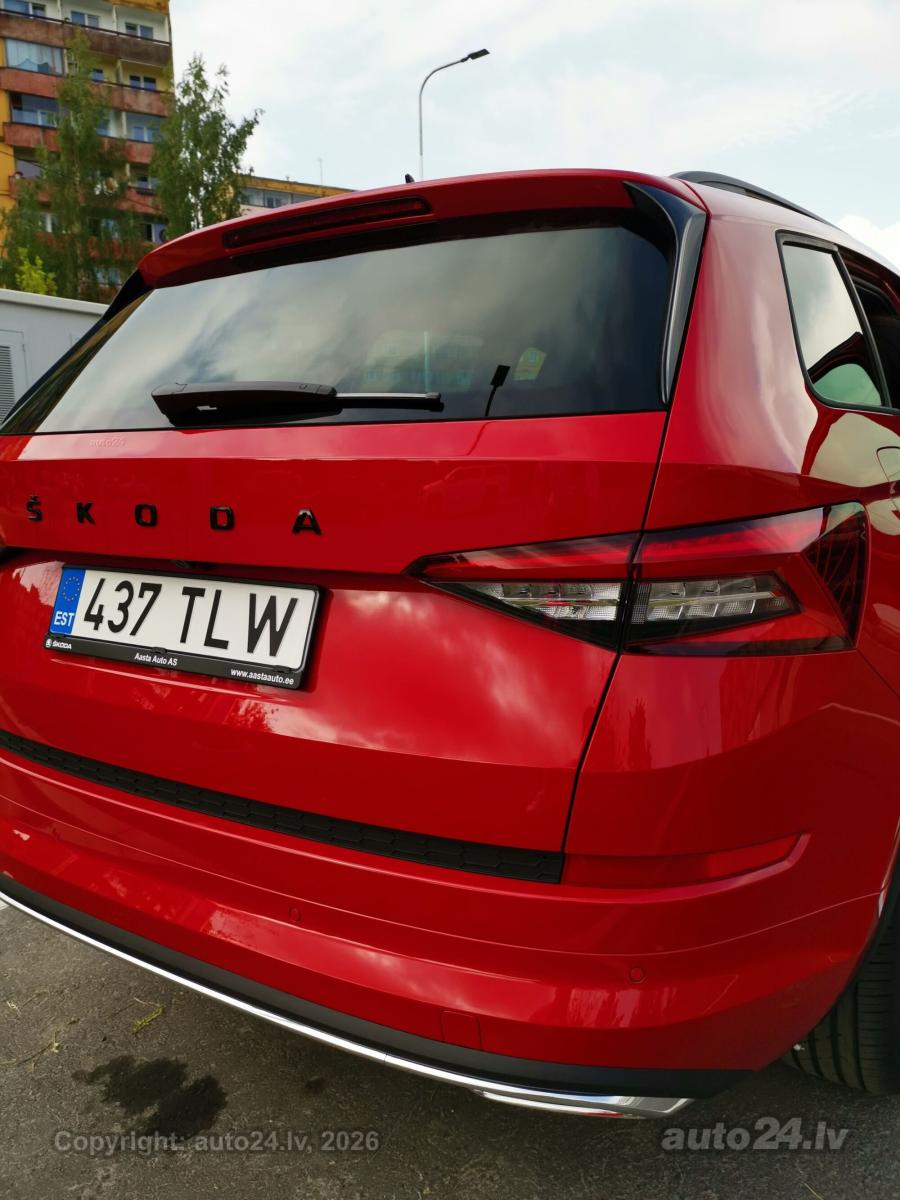 Красный Шкода Kodiaq 2020 в Тарту, объемом двигателя 1.50 л и пробегом 59 тыс. км за 26900 €, фото 7 на AUTOMOTO.COM.LV