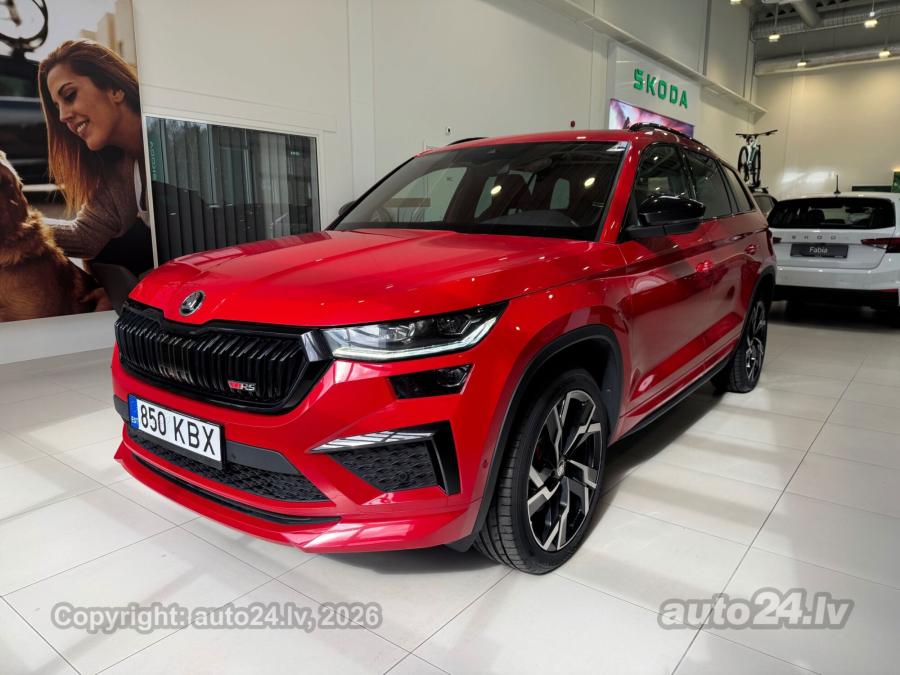 Красный Шкода Kodiaq 2021 в Пайде, объемом двигателя 2.00 л и пробегом 73 тыс. км за 36400 €, фото 1 на AUTOMOTO.COM.LV
