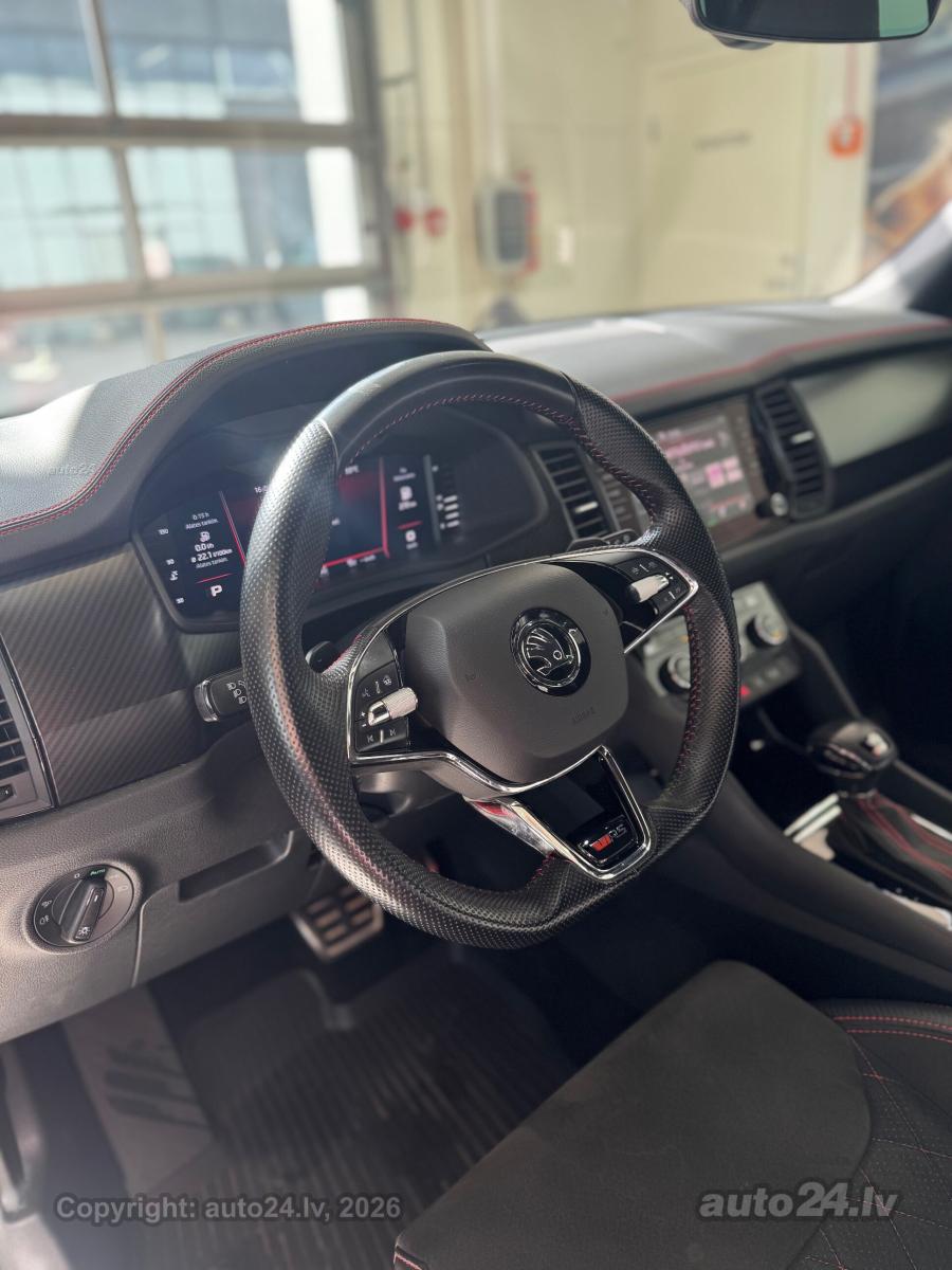 Красный Шкода Kodiaq 2021 в Пайде, объемом двигателя 2.00 л и пробегом 73 тыс. км за 36400 €, фото 7 на AUTOMOTO.COM.LV